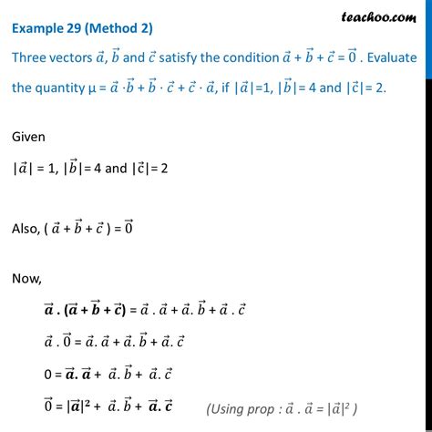 Three Vectors A B And C Satisfy The Condition A B C Evaluate
