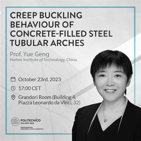 Creep Buckling Behaviour Of Concrete Filled Steel Tubular Arches Dica Website