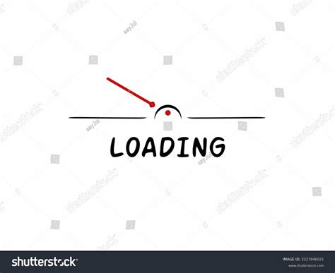 Loading Screen Design White Background Simple Stock Vector Royalty Free 2227846021 Shutterstock