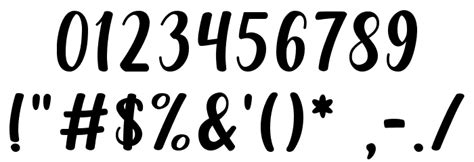 outside font