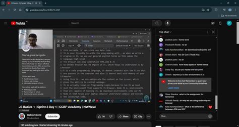 Chetan Majumdar On Linkedin Nxtwave Codesprint Javascript