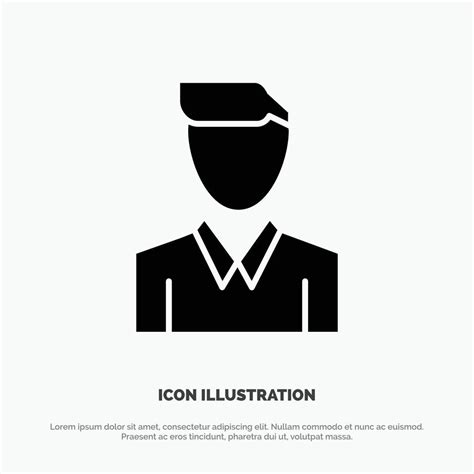 Account Human Man Person Profile Solid Glyph Icon Vector 13219091 Vector Art At Vecteezy