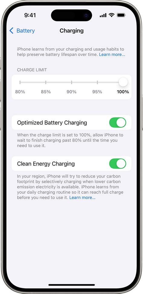 About Charge Limit And Optimised Battery Charging On IPhone Apple Support IN