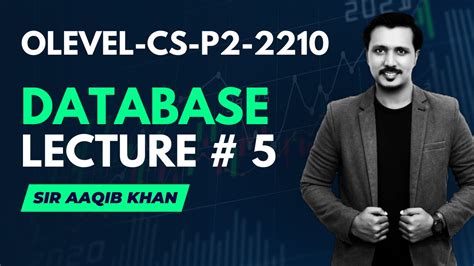 Olevel Cs Database Lecture 5 Sql Youtube