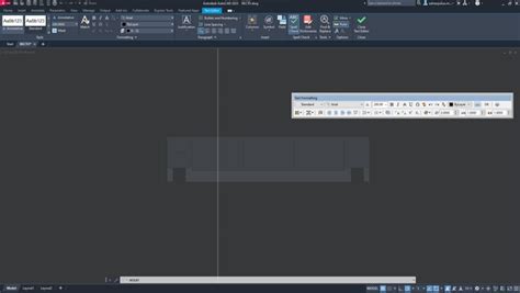 Mtext Width Resizer Arrow Takes Up The Majority Of The Screen Autocad 2023 Autodesk Community