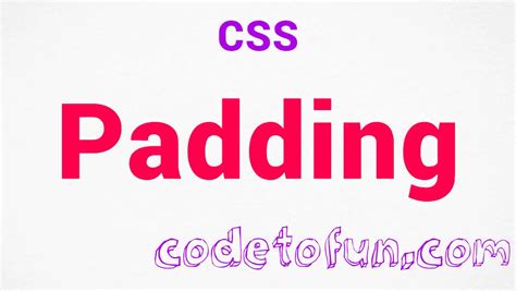 Css Padding Property Codetofun Css Padding Property Codetofun