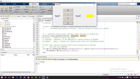 Calculator Matlab GUI Part CTS Matlab GUI Application YouTube