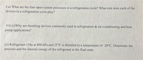 Solved 4 A What Are The Four Open System Processes In A