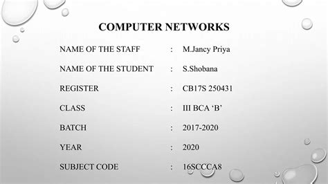 Computer Networks Unit 1 Ppt