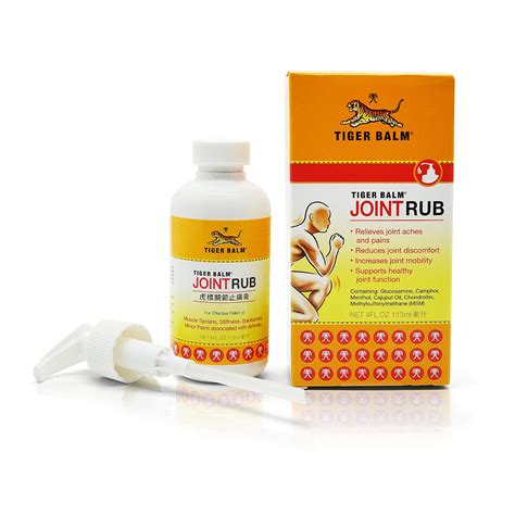Tiger Balm Joint Rub - Arthritis and Joint Pain Relief