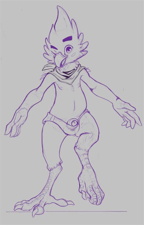 Rule 34 Avian Bird Bulge Dick Male Penis Peri The Avian Tagme Thong Wink Winking Winking At