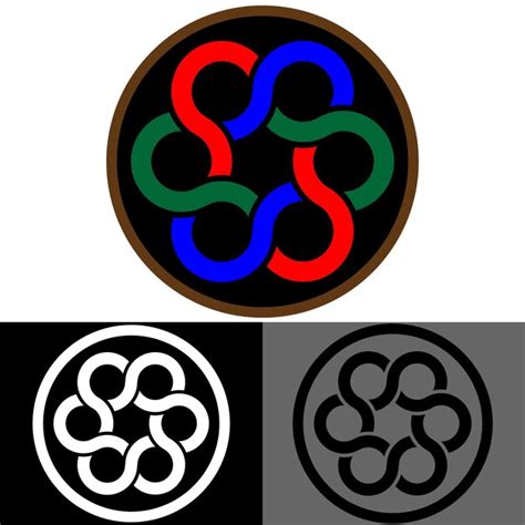 Premium Vector Interlocking Circles 6 Interlocking Circle Symbol Element Vector