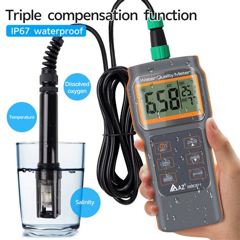 Az86021 Multifunctional Digital Do Meter Dissolved Oxygen Meter Ph Atc Meter Do Meter And
