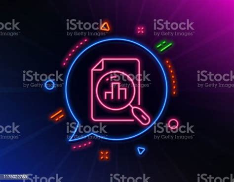 analytics graph line icon column chart sign vector stock illustration