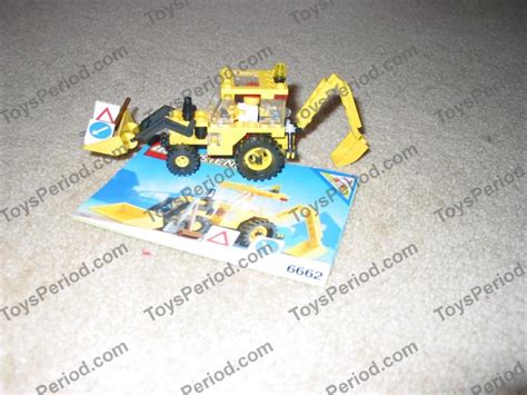 Lego 6662 Backhoe Instructions And Parts List