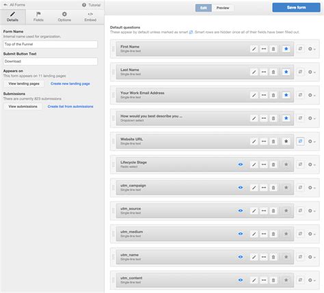 tracking utm parameters in hubspot forms