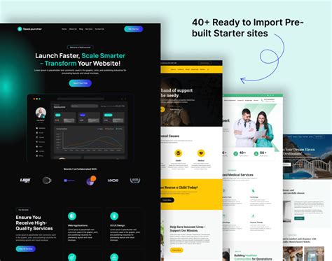 20 Best Website Starter Templates And Designs Collection