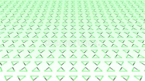 green color simple and elegant triangular pattern background stock