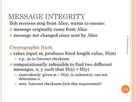 1dt057 Distributed Information System Chapter 8 Network Security Ppt