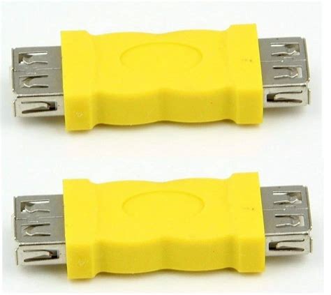 Pieces USB Female To Female Coupler Cable Joiner Type A Extender Gender Changer At Rs