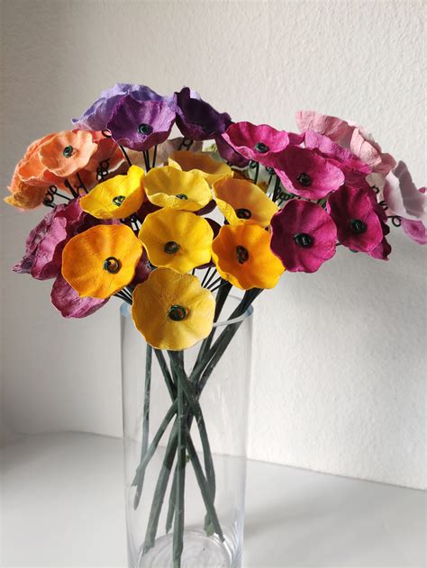 Papier Mache Flowers Flower Arrangement Home Decoration 1st Wedding