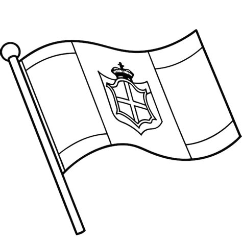 Premium Vector Andorra Flag Illustration On White Background