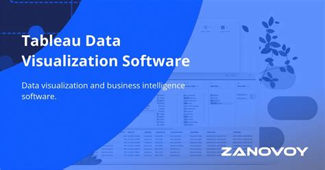 Tableau Data Visualization Software