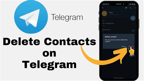 How to Delete Contacts on Telegram? Remove Contact from Telegram App - YouTube