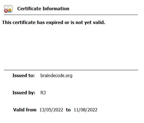 Expired Tls Certificate · Issue 2 · Braindecode · Github
