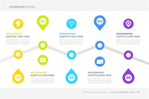타임 라인 인포 그래픽 무료 벡터