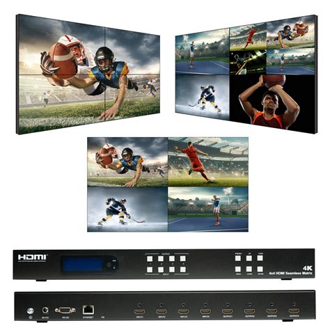 Hdtv Supply Introduces 4×4 Hdmi Matrix Video Wall Multiviewer Rave [pubs]