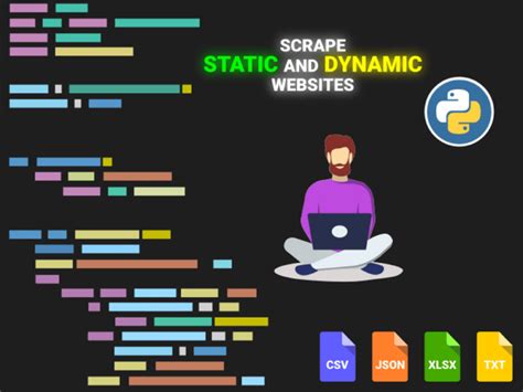 Data From Static And Dynamic Websites Web Scraping Data Extraction Upwork