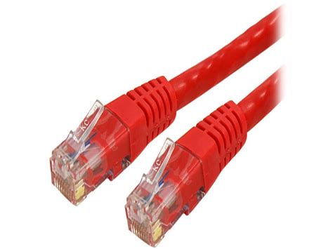 C6patch3rd 3 Ft Cat 6 Red Molded Utp Patch Cable