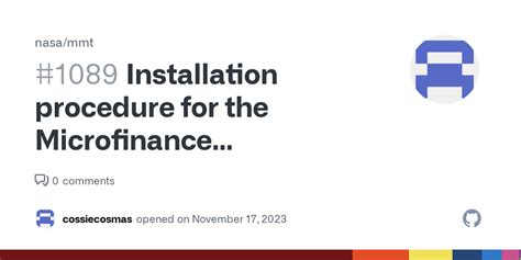 installation procedure for the microfinance management toolkit mmt