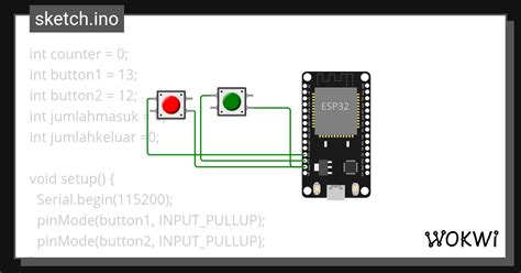 Latihan Counter Bersama Wokwi Esp32 Stm32 Arduino Simulator