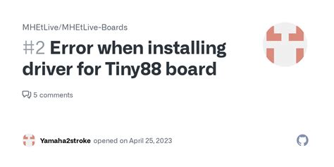 Error When Installing Driver For Tiny88 Board Issue 2 MHEtLive MHEtLive Boards GitHub