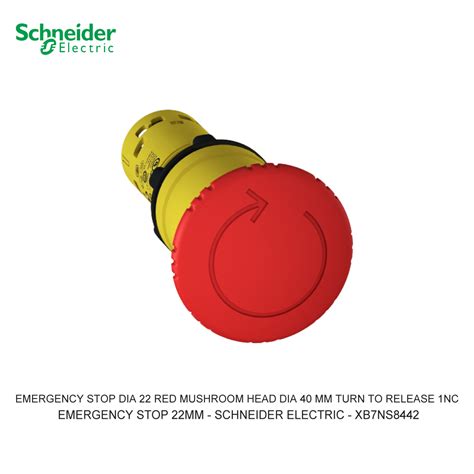 ListrikKita Com EMERGENCY STOP DIA RED MUSHROOM HEAD DIA MM TURN TO RELEASE NC