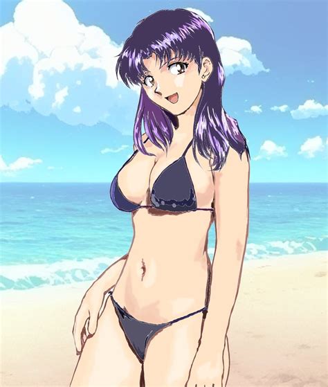 Katsuragi Misato Neon Genesis Evangelion Drawn By Mizumori Keiichi Danbooru