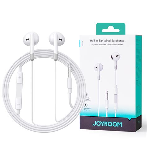 Joyroom Ew Mm Wired Series Half In Ear Wired Earphones Buy Karlo