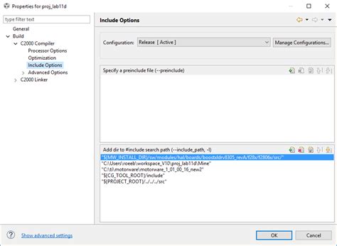 Export Project From CCS With All Related Files Code Composer Studio