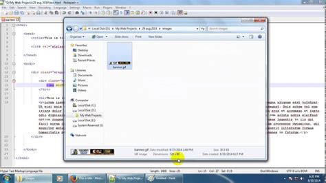 basic html lesson 5 rrf rocks youtube