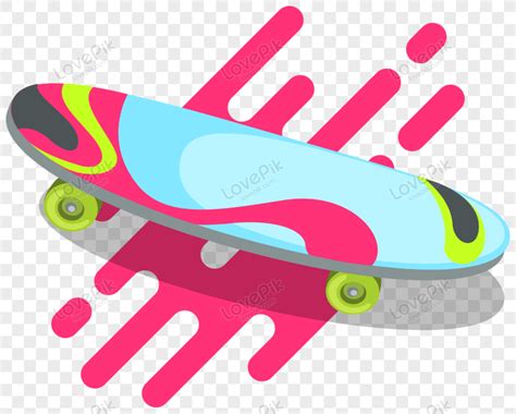 스케이트 보드 일러스트 Png 일러스트 무료 다운로드 Lovepik