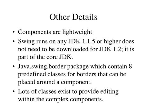 ppt swinging in your java playground powerpoint presentation free