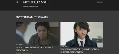 10 Rekomendasi Situs Download Drama Jepang Sub Indo Terlengkap