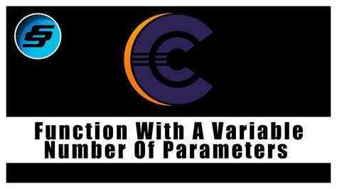 Function With A Variable Number Of Parameters C Programming Youtube