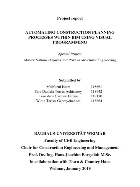 building information modeling bim automating construction planning