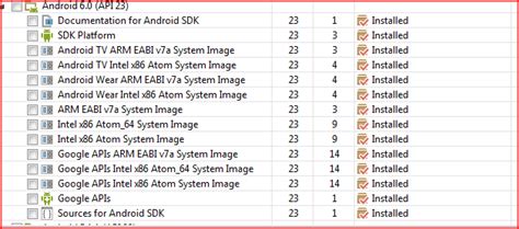 cordova still getting the error please install android target 23