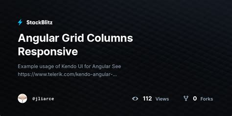 Angular Grid Columns Responsive Stackblitz