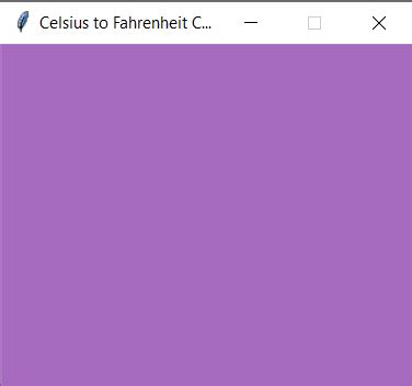 Python Tkinter Celsius To Fahrenheit Converter AskPython