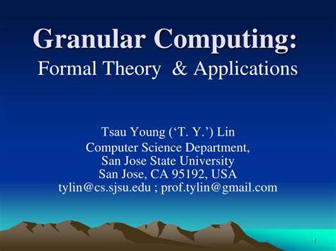 Ppt Granular Computing Powerpoint Presentation Free Download Id3306398